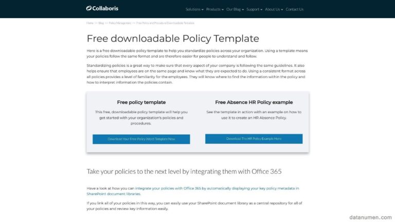 11 Best Word Policy and Procedure Template Sites (2024) [FREE]