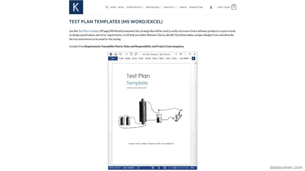11 Best Word Test Plan Template Sites (2024) [FREE]