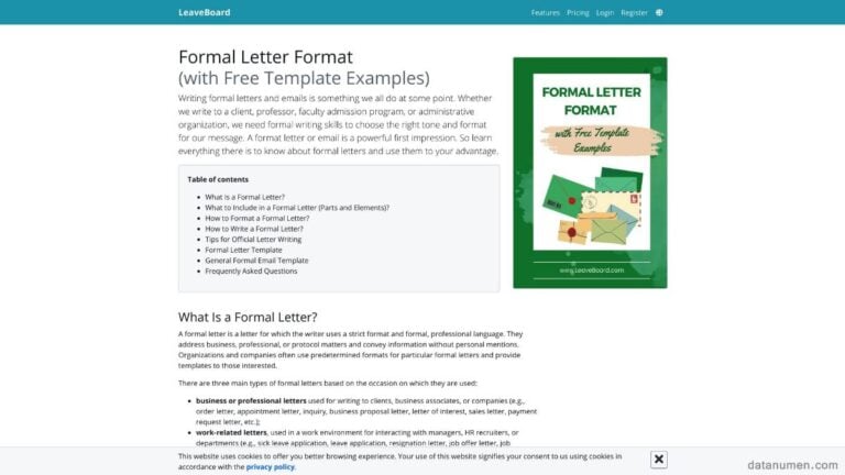 11 migliori siti di modelli di lettere formali Word (2024) [GRATUITI]