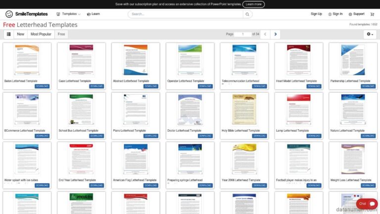 11 migliori siti di modelli di carta intestata in Word (2024) [GRATUITI]