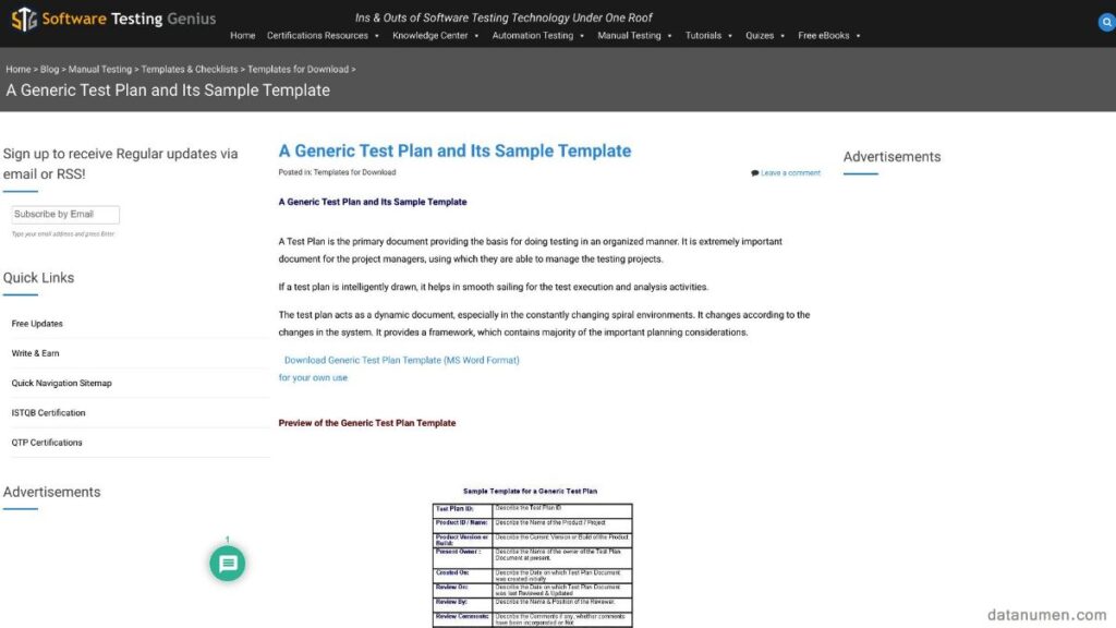 11 Best Word Test Plan Template Sites (2024) [FREE]