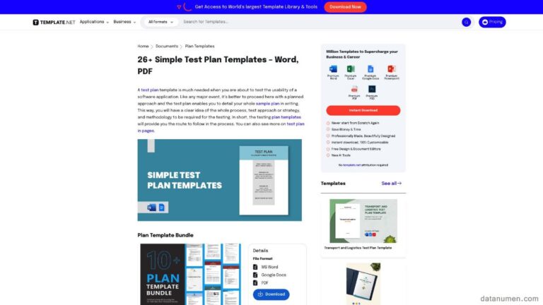 11 Best Word Test Plan Template Sites (2024) [FREE]