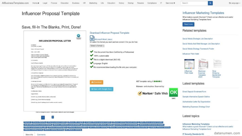 11 Situs Templat Proposal Kata Terbaik (2024) [GRATIS]