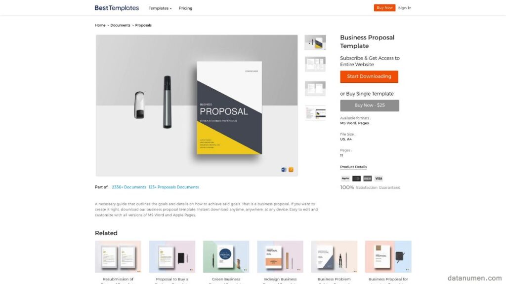 11 Best Word Proposal Template Sites (2024) [FREE]