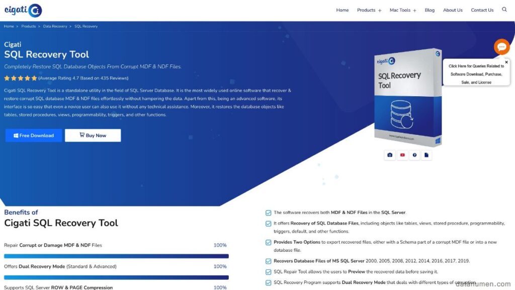 11 Best Database Recovery Software Tools (2024) [FREE]