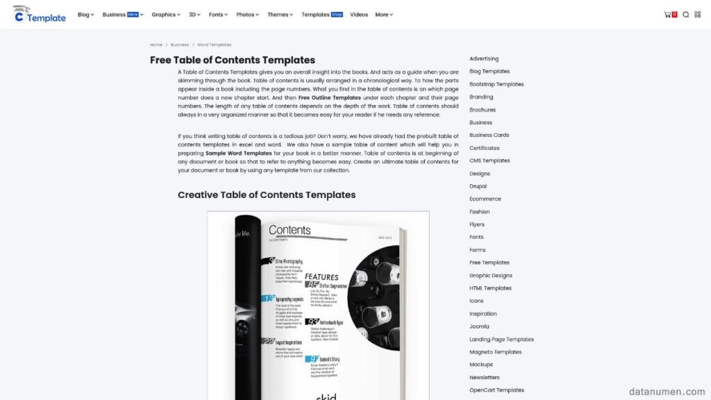 11 Situs Templat Daftar Isi Kata Terbaik (2024) [GRATIS]