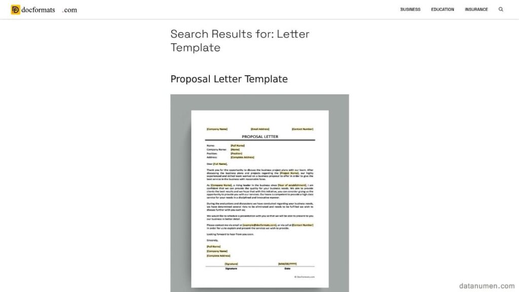 11 Best Word Letter Template Sites (2024) [FREE]