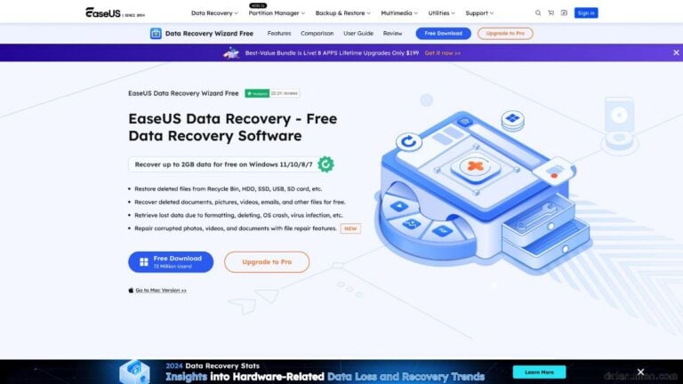11 meilleurs outils logiciels de récupération de données (2024) [GRATUIT]