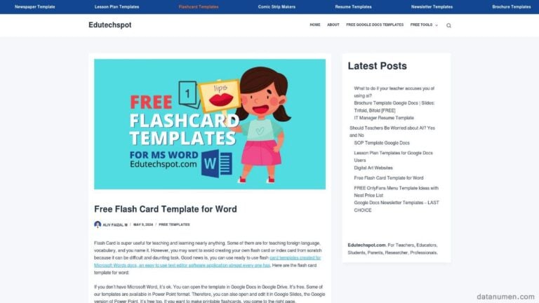 11 Best Word Flash Card Template Sites (2024) [FREE]