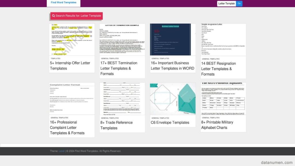 11 migliori siti di modelli di lettere Word (2024) [GRATUITI]