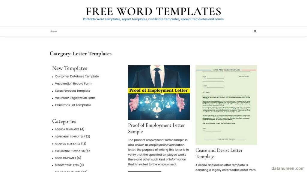 11 migliori siti di modelli di lettere Word (2024) [GRATUITI]