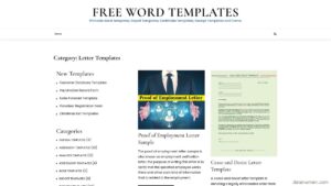 11 Best Word Letter Template Sites (2026) [FREE]