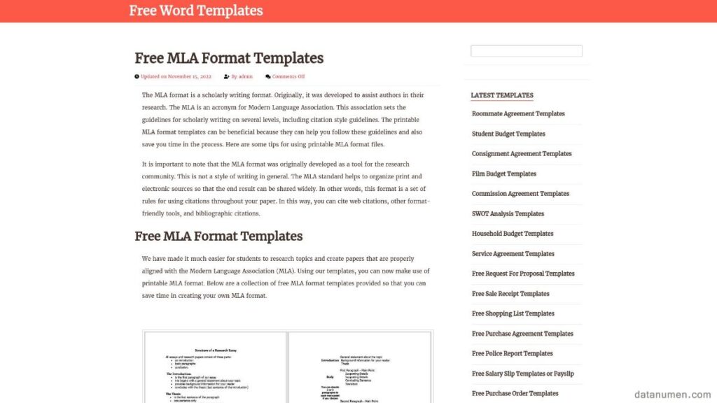 11 Best Word Research Paper Template Sites (2024) [FREE]
