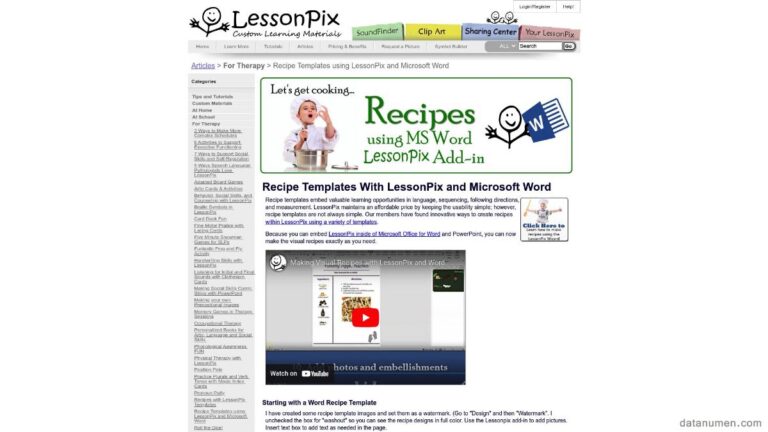 11 个最佳 Word 食谱模板网站 (2024) [免费]