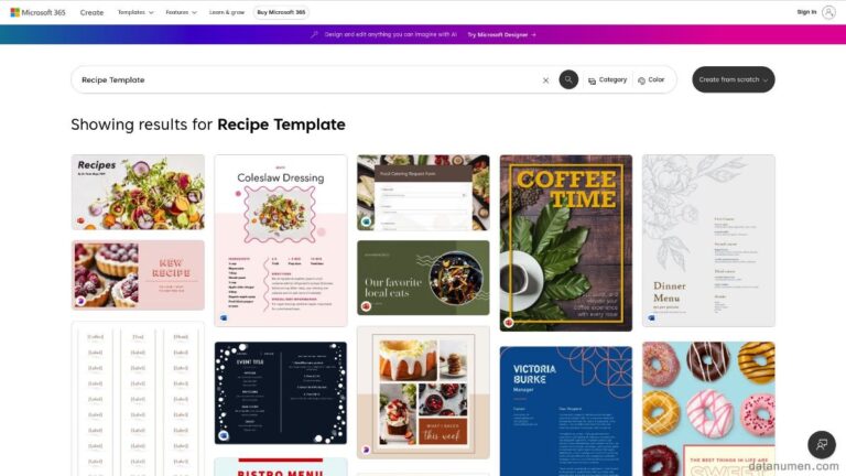 Die 11 besten Websites mit Word-Rezeptvorlagen (2026) [KOSTENLOS]