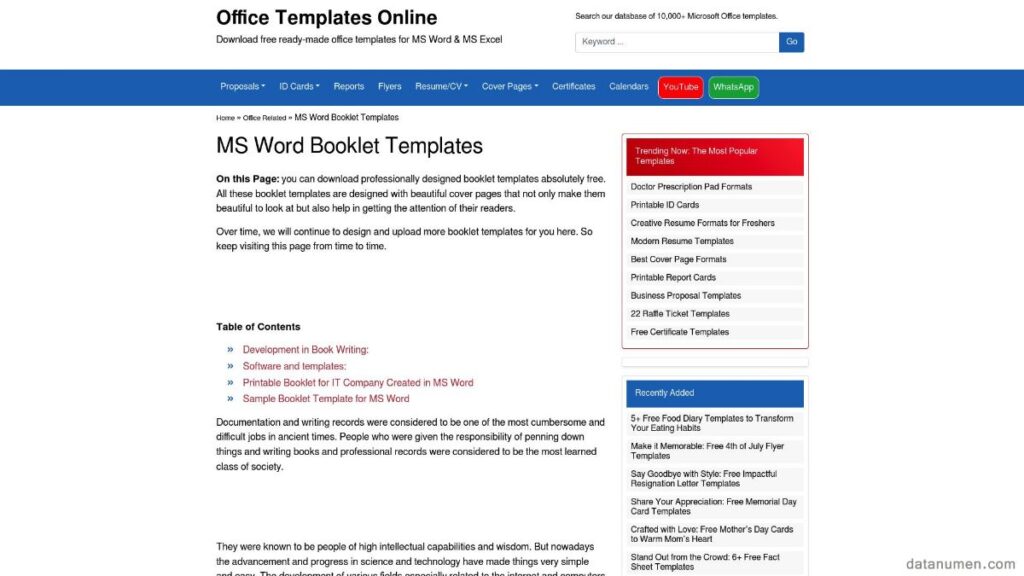 11 Best Word Book Template Sites (2024) [FREE]