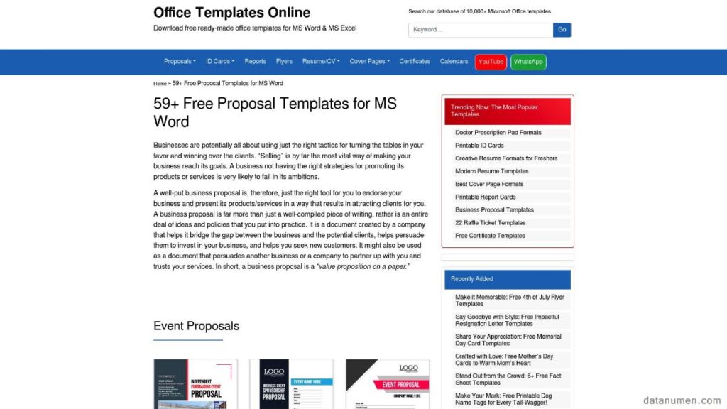11 Best Word Proposal Template Sites 2024 [free]