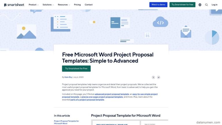 11 Best Word Proposal Template Sites (2024) [FREE]