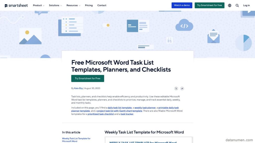 11 Best Word Checklist Template Sites (2024) [FREE]