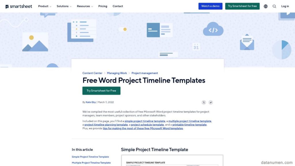 11 Best Word Timeline Template Sites (2026) [FREE]