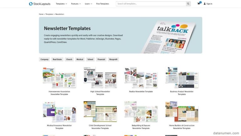 11 Best Word Newsletter Template Sites (2026) [FREE]