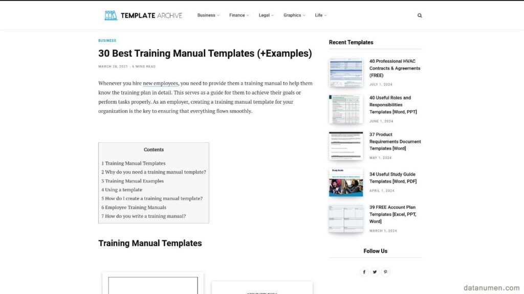 11 Best Word Training Manual Template Sites (2024) [FREE]