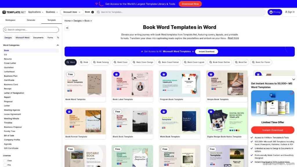 11 Best Word Book Template Sites (2024) [FREE]
