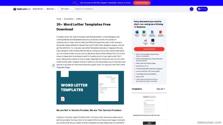 11 Situs Templat Surat Word Terbaik (2024) [GRATIS]