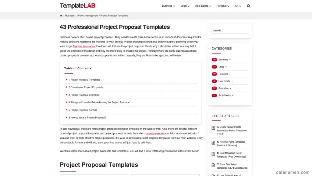 11 Best Word Proposal Template Sites (2024) [FREE]