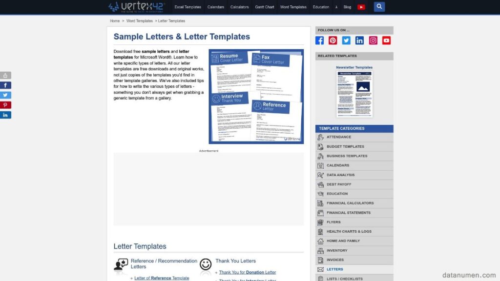 11 Best Word Letter Template Sites (2026) [FREE]