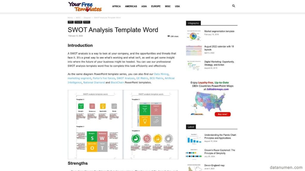 11 Best Word SWOT Template Sites (2024) [FREE]