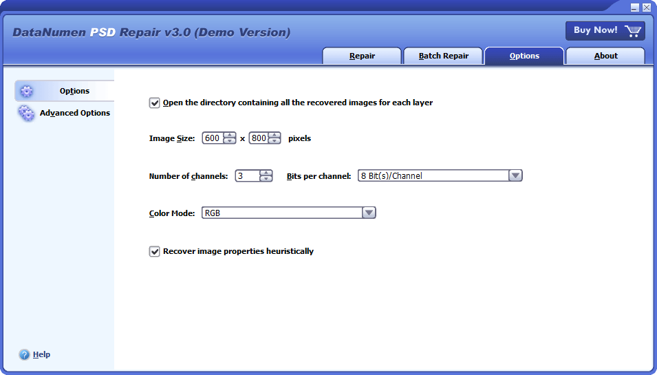 Photoshop PSD Recovery Tool. PSD Repair Software. Repair Photoshop.